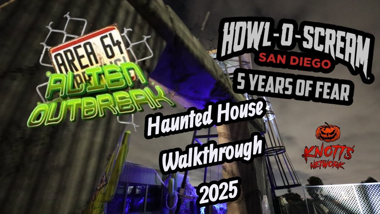 HEIGHTENED HORROR Area 64 Alien Outbreak Haunted House Walkthrough Howl ...