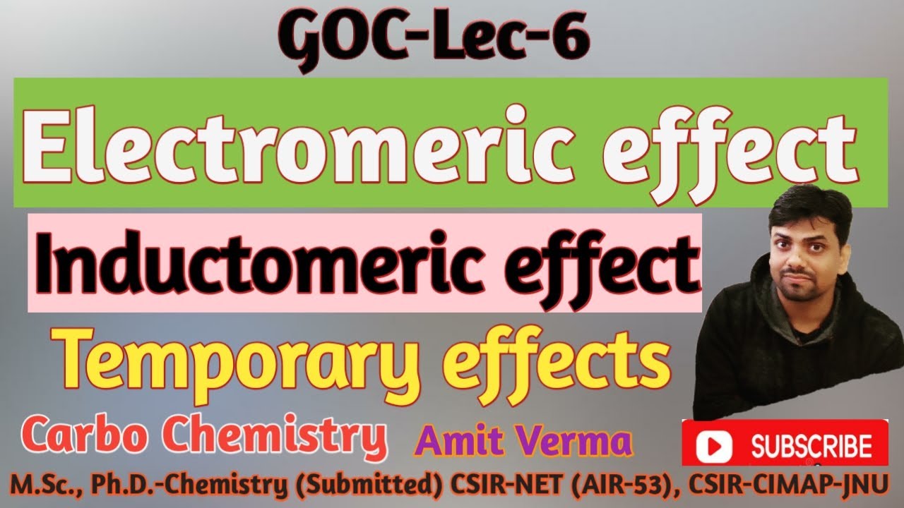 Electromeric Effect Inductomeric Effect Temporary Effects In Organic electromeric-effect-inductomeric-effect-temporary-effects-in-organic