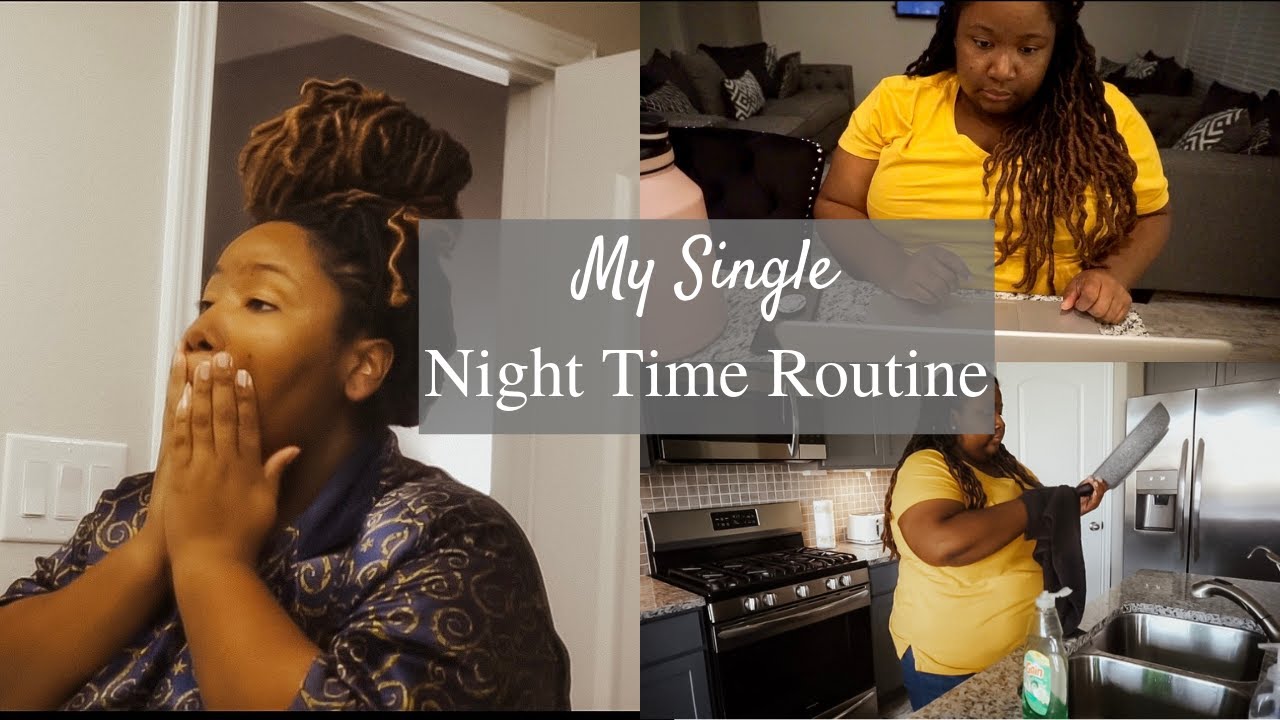 My Real "Single Woman" Night Time Routine | Plus Size Vlogs - YouTube