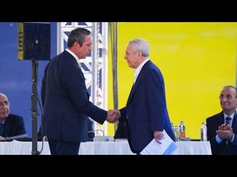 Ali Koç İle Aziz Yıldırım Tokalaştı.