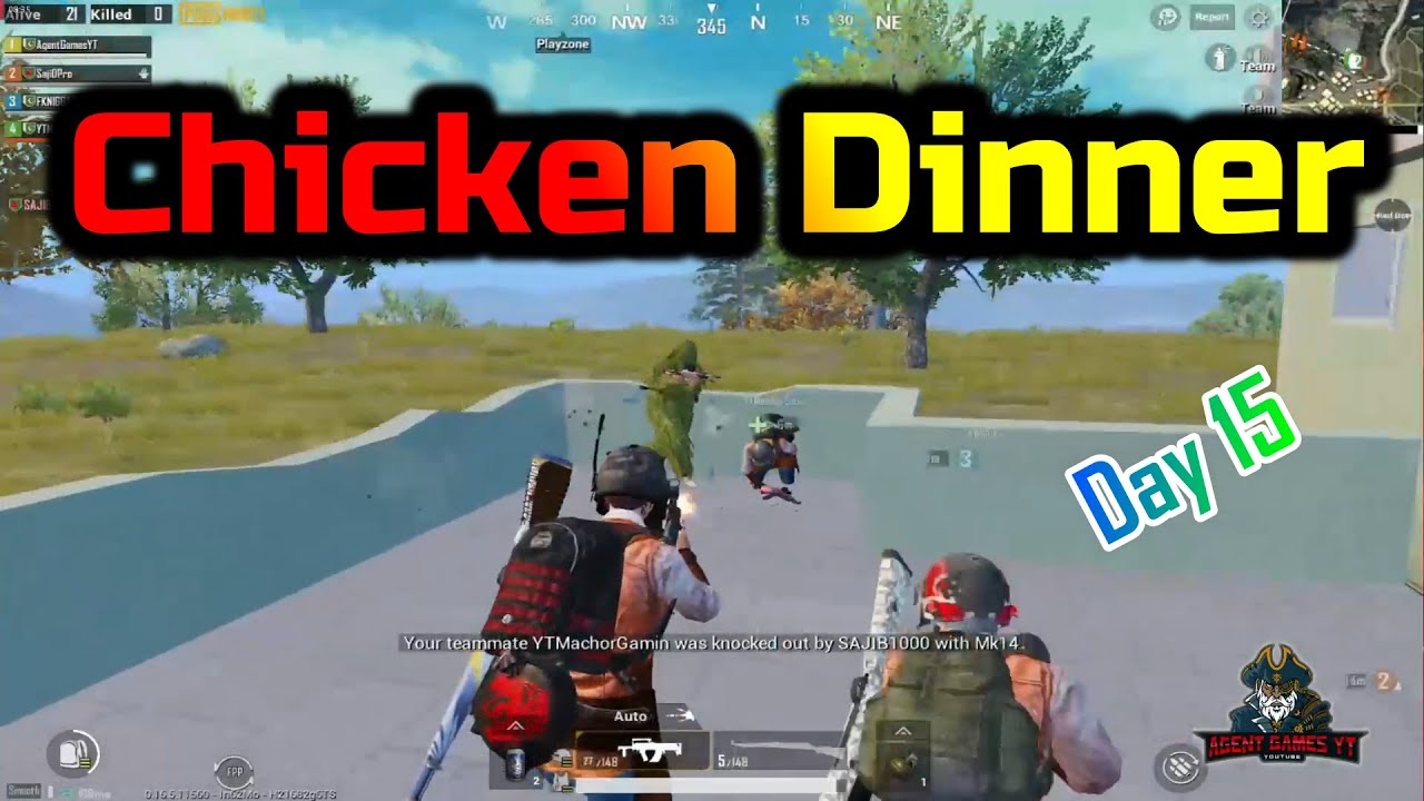 Chicken Dinner || PUBG Mobile || Day 15 || - YouTube
