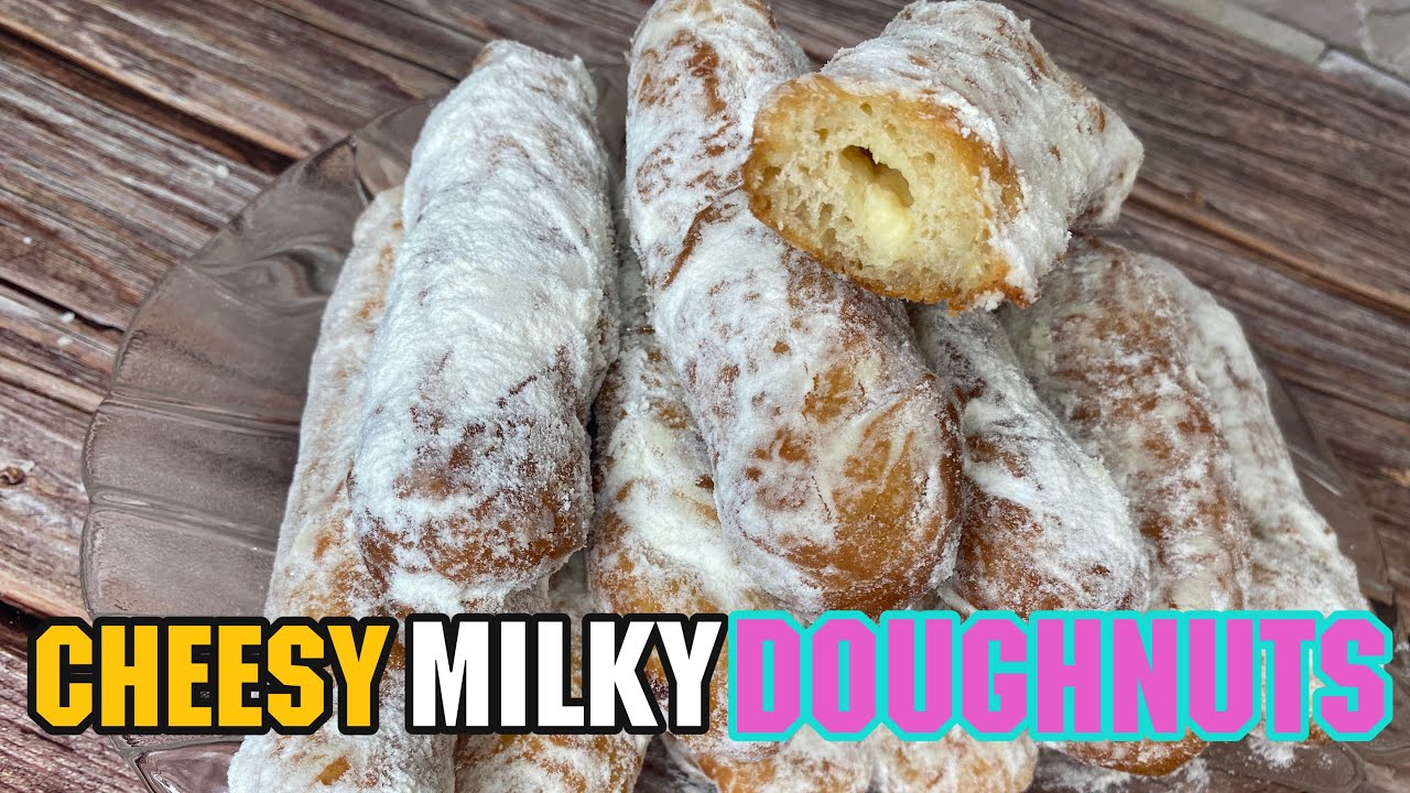 CHEESY MILKY DOUGHNUTS | dycent tv - YouTube