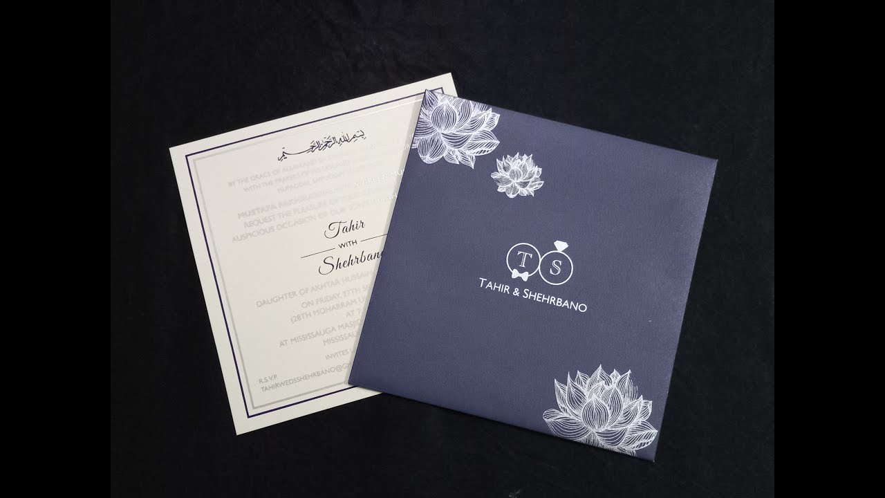 Wedding Card (CG 9635) - YouTube