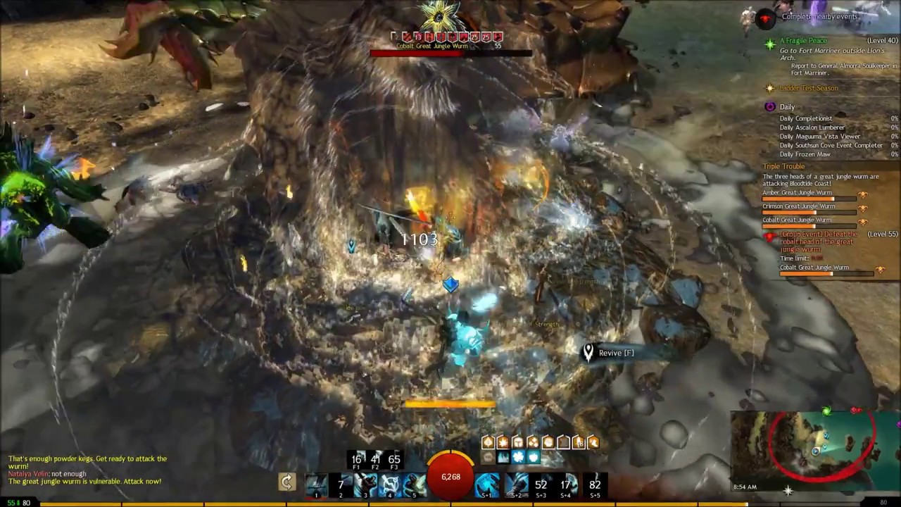 GW2: Triple Trouble Cobalt Wurm [TTS] - YouTube