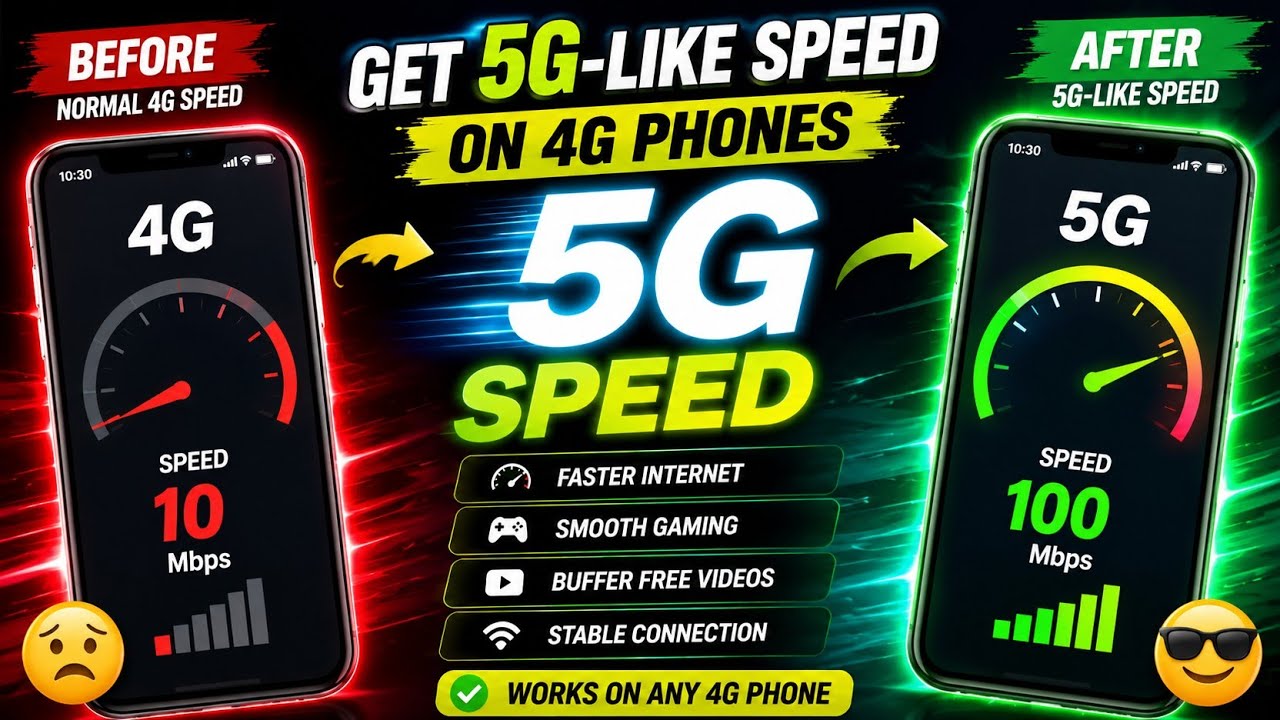 Get 5G-Like Speed on 4G Phones | Best APN Setup - YouTube