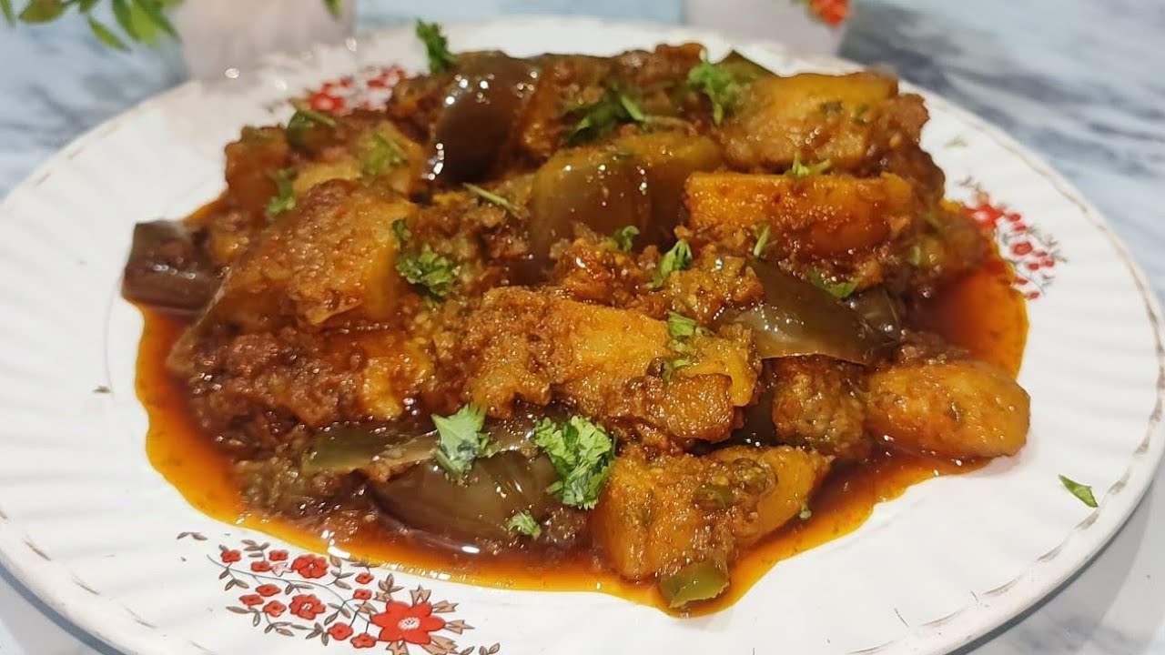 Chatpate Masaledar Baigan Aloo ki Sabzi | बैगन आलू की सबजी | Bhune Aloo ...