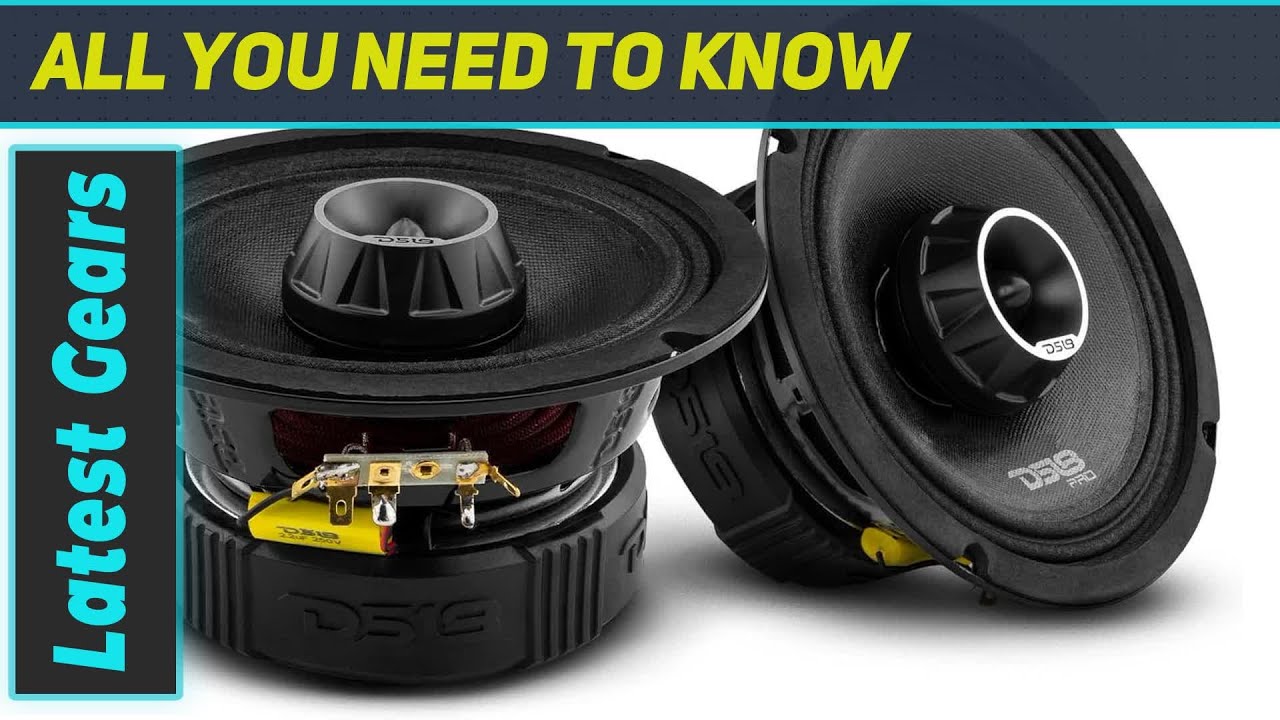 DS18 PRO-ZT6 6.5-Inch Midrange Speaker: Unleashing the Best of Audio ...