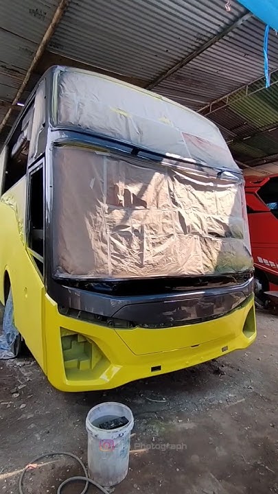 PENGERJAAN REBODY JETBUS 5‼️SELANJUTNYA PROSES CAT BUS PITU TRANS DI SUMBER ARTHA KAROSERI ...