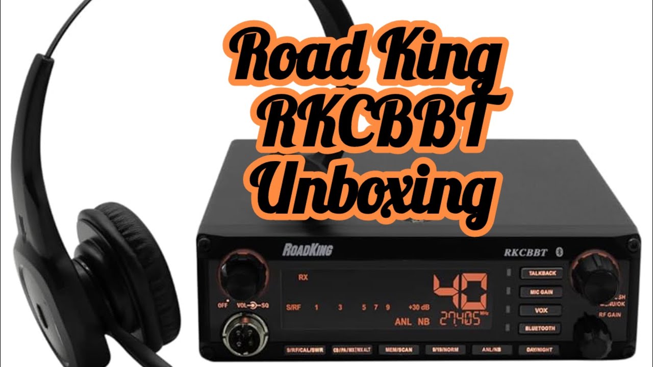 Road King RKCBBT Bluetooth CB Radio Walk Through - YouTube