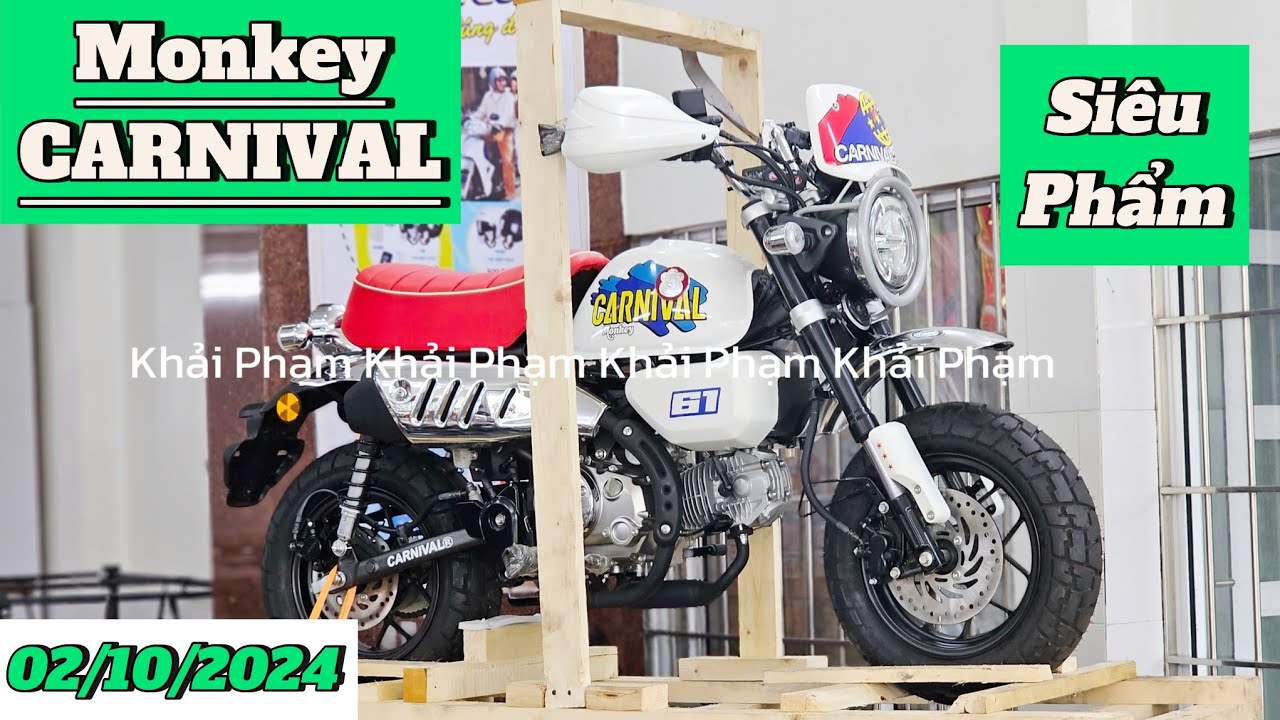 Cận cảnh Honda MONKEY CARNIVAL nhập khẩu Thái Lan tại CH Mai Duyên. Khải Phạm #monkey #carnival ...