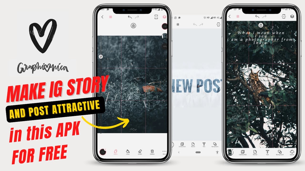 HOW TO MAKE IG STORY MORE ATTRACTIVE ON GRAPHIONICA FULL TUTORIAL IN ...