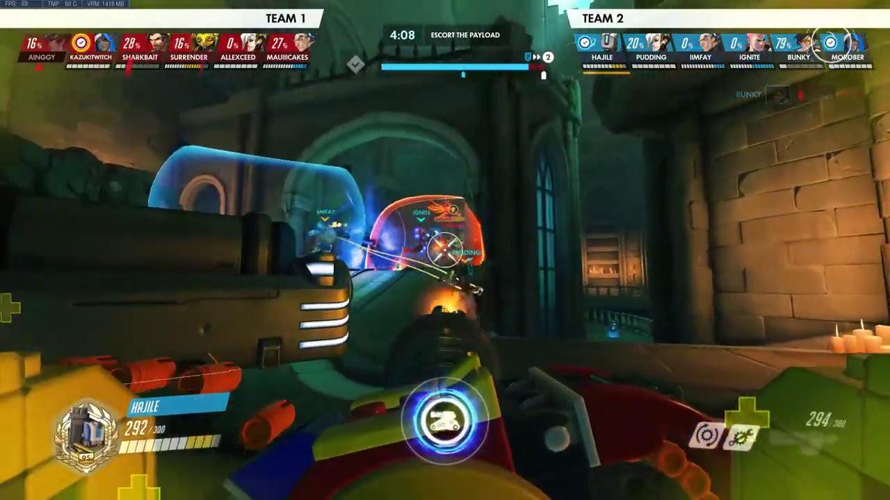 Overwatch Bastion Clip - vs Double Shield - YouTube