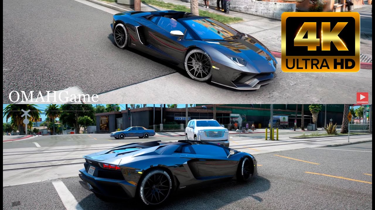 [4K] Lamborghini - GTA V Remastered - Realism Beyond 2.0 - Autos Reales ...