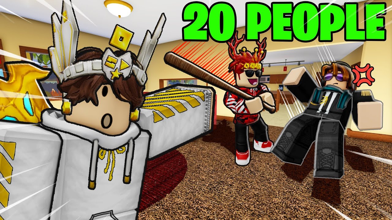 I gathered 20 people on Roblox Neighbors - YouTube