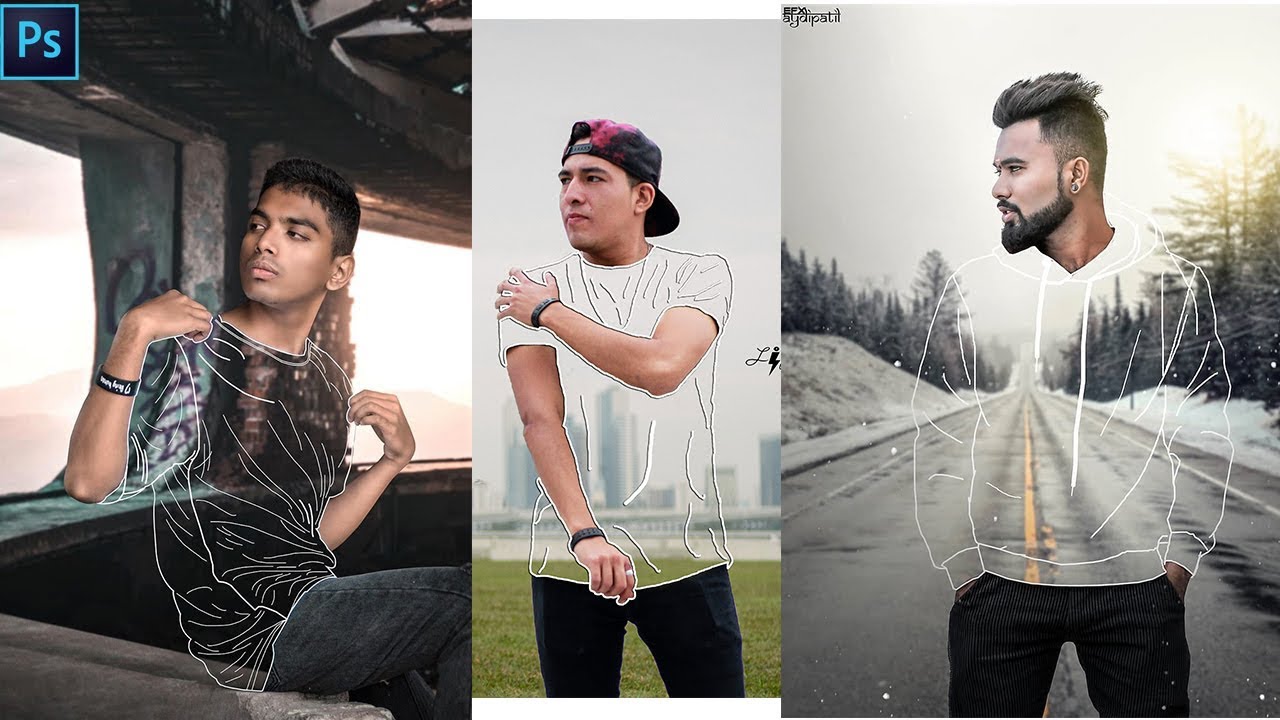 Instagram viral transparent clothes effect photo editing | Photoshop ...