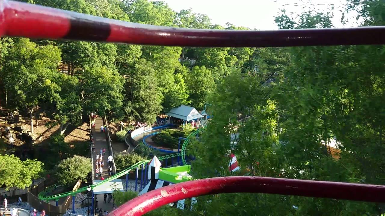 Sky buckets at Six Flags Atlanta - YouTube