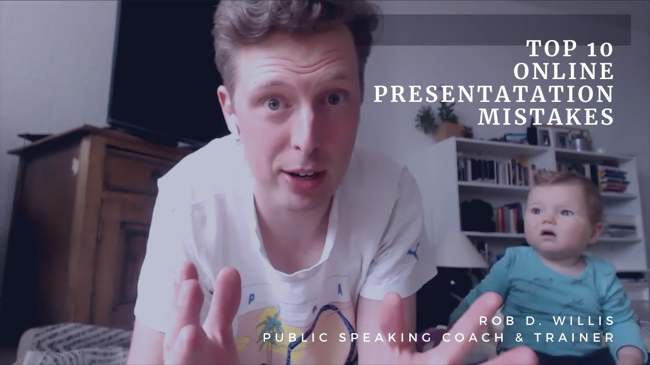 Online presentation fails | 10 mistakes people make presenting online ...