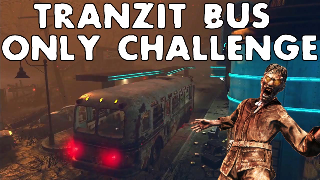 Bus Only Challenge | Tranzit (Black Ops 2 Zombies) - YouTube