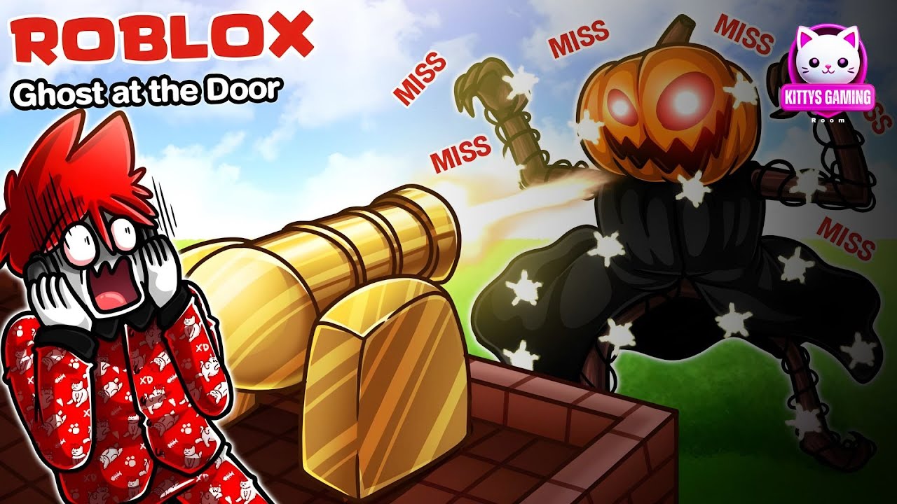 Roblox | Ghost At The Door | Haunted House | Gaming Thrills | Spooky ...