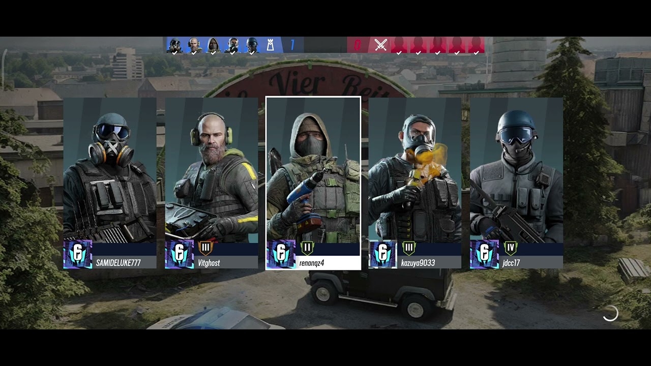 Play complete ranked R6 mobile, Brazilian player - YouTube