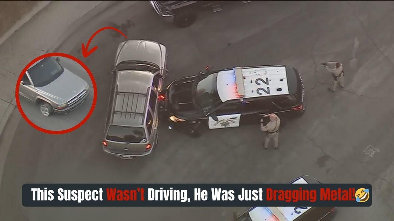 High-Speed Drama Ends on Rims! 🚓🔥 Stolen SUV Chase Across LA - YouTube