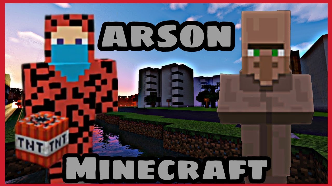 blowing up villagers home | burning down wildlife | Minecraft | @dream ...