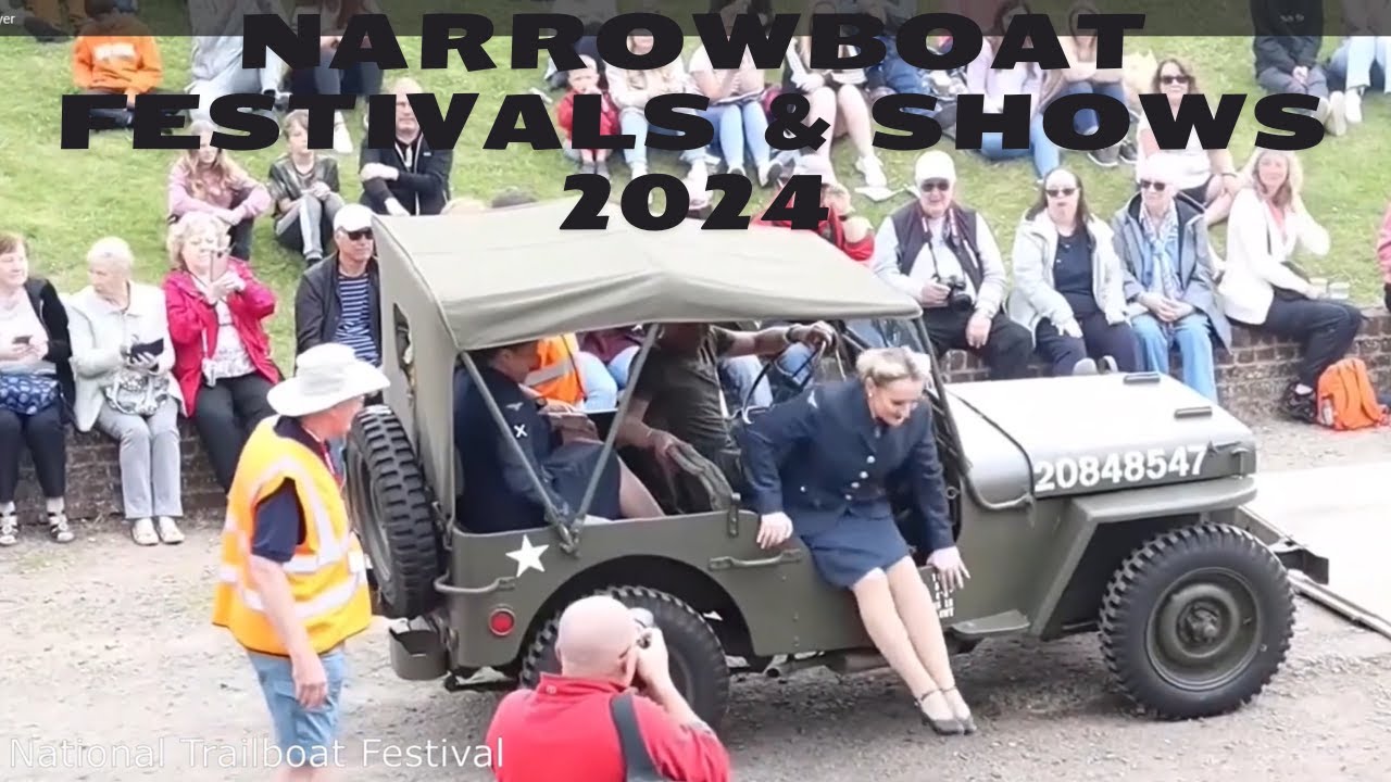 Narrowboat Festivals and Boat Shows 2024 Crick Shardlow IWA - YouTube
