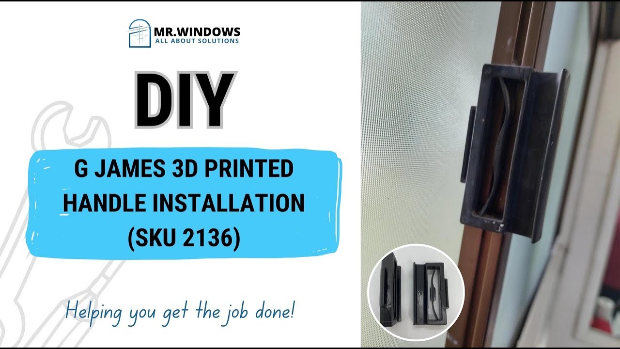 HOW TO INSTALL A G JAMES 3D PRINTED HANDLE INSTALLATION (SKU 2136 ...