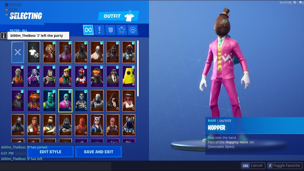 fortnite locker showcase - YouTube