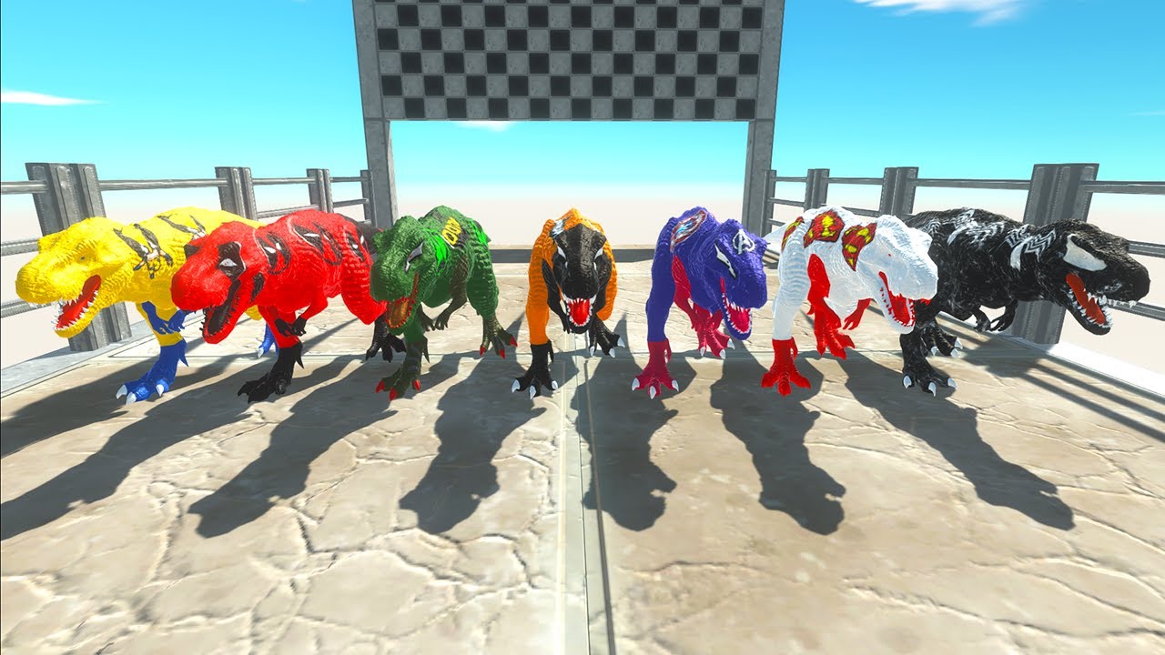 Marvel Comics Hunting Found Trex Hero Dinosaurs Race Champions - Animal ...