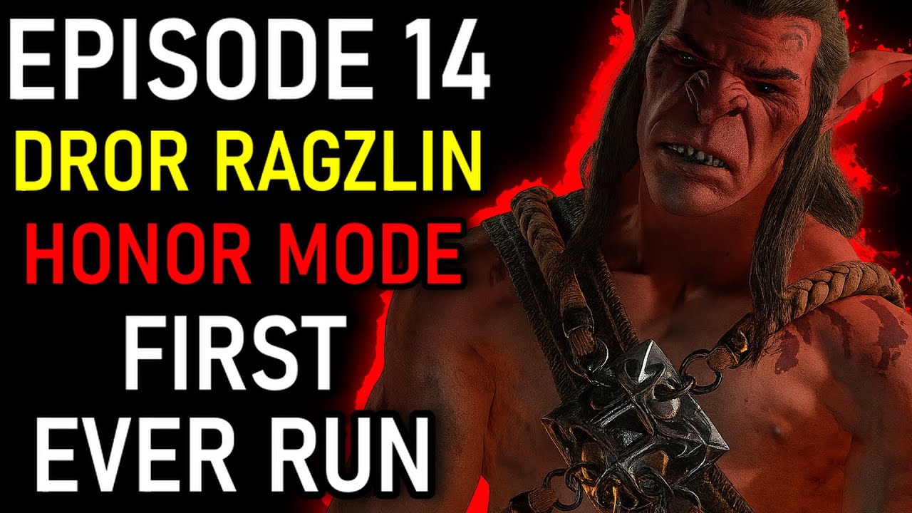 Episode 14: Dror Ragzlin I Gith Bard I 1st BG3 Honor Mode Run - YouTube