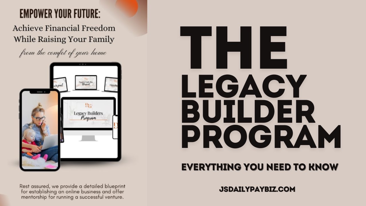 The Easiest way to start your Online Business | Legacy Builder ...