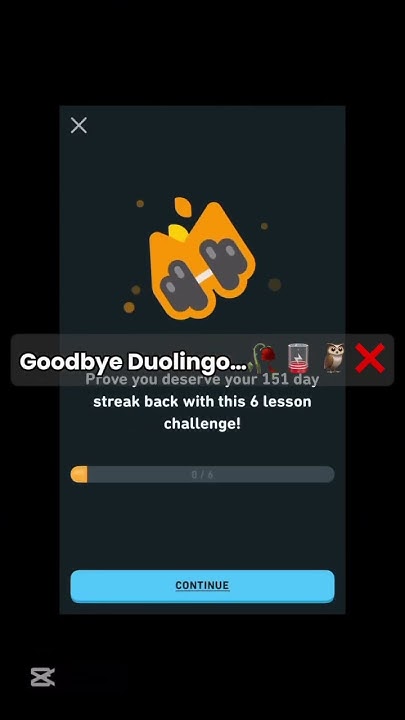 Bye bye 🥀 #duolingo #streak - YouTube