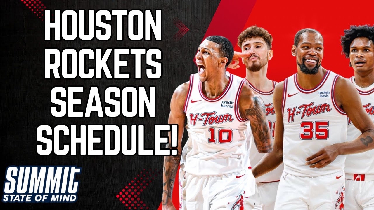 Houston Rockets Season Schedule! 28 National Games! | Summit State Of ...