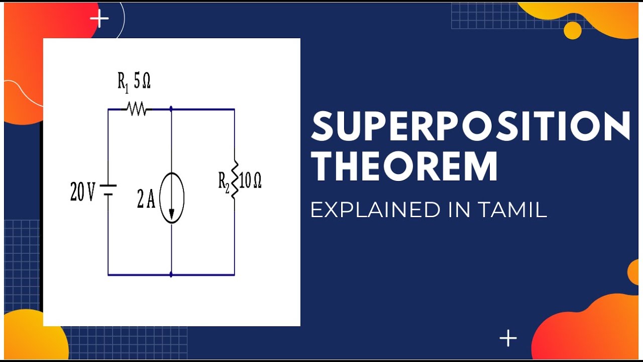Superposition theorem (EXPLAINED IN TAMIL) - YouTube