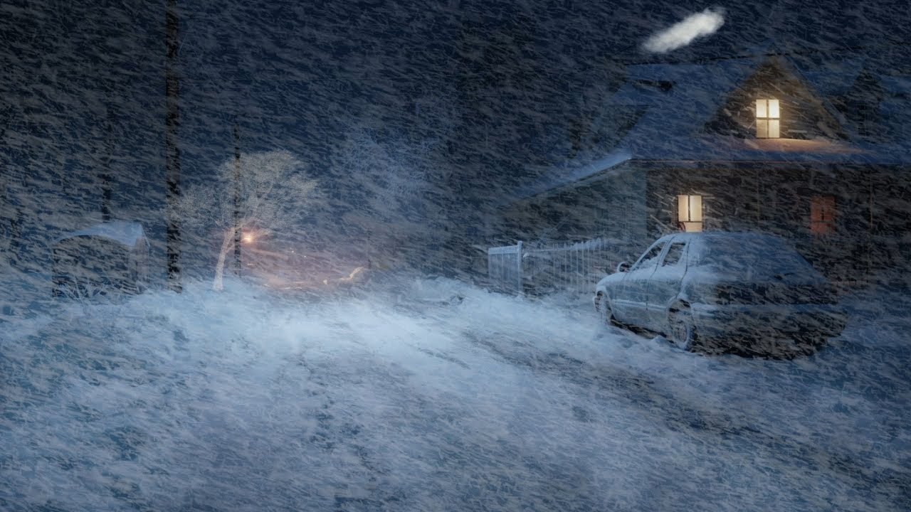 Loud Blizzard, Winter Storm & Wind Sounds for Sleeping - Blizzard ...