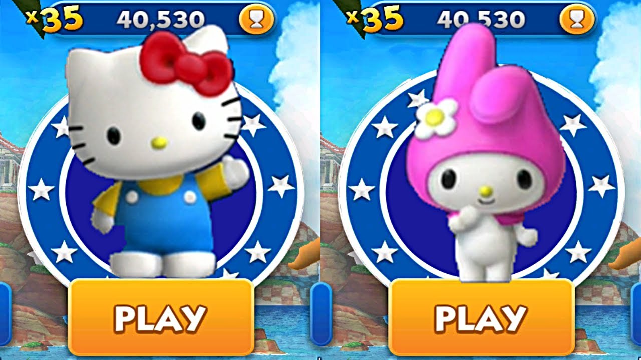 Hello Kitty vs My Melody - Girls Fight - Versus Mode - SonicDash ...