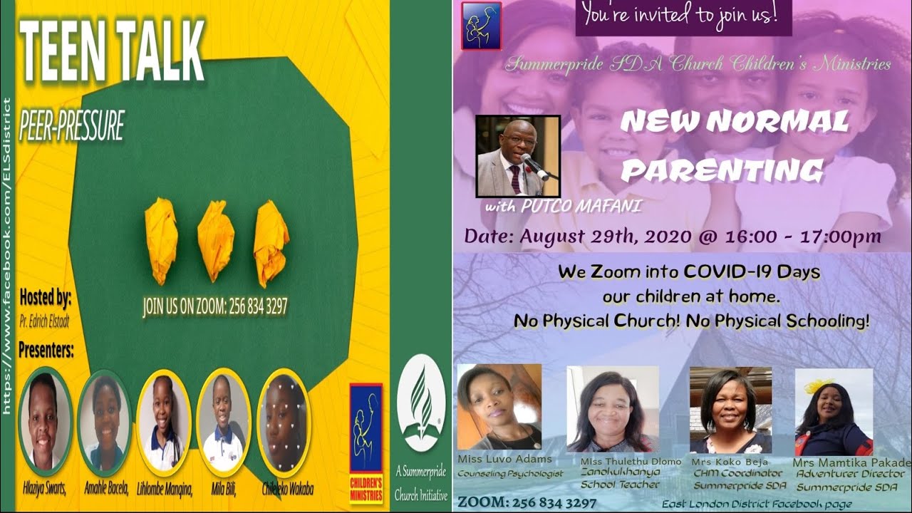 SummerPride SDA Teen Talk & New Normal Parenting Discussion - YouTube