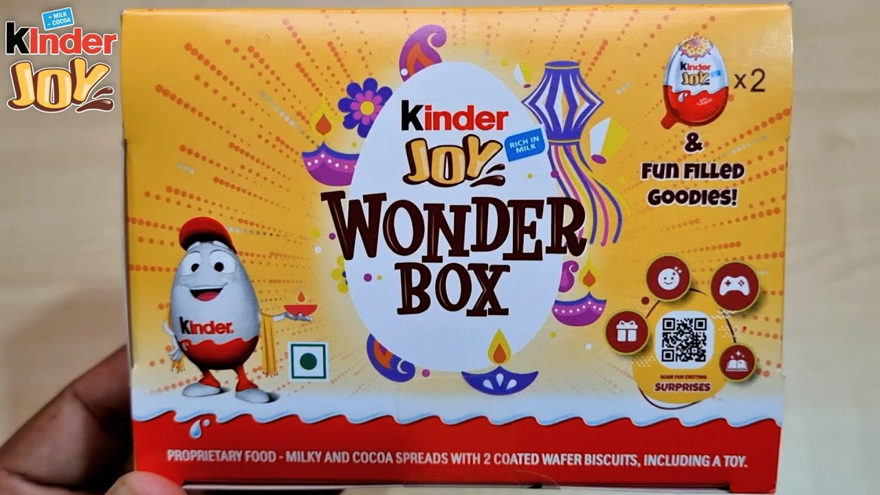 Kinder Joy Wonder Box Opening🎁 | Box Contents, Toys, Ad | Kinder Joy ...