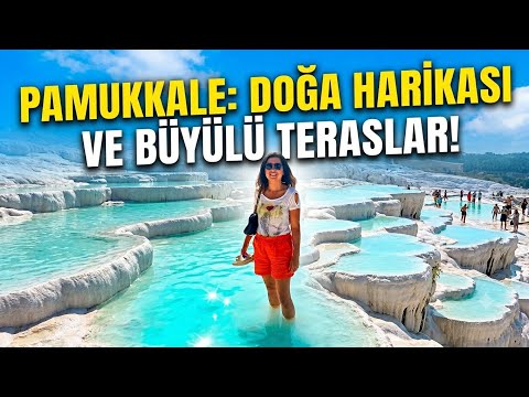 PAMUKKALE Gerçekten Fotoğraflardaki Kadar Güzel mi? Sonunda Çocukluk Hayalimdeki Yeri Geziyorum! ⛲💙