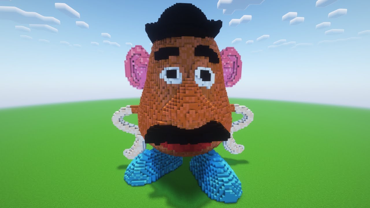Minecraft Mr Potato Statue ( Download) - YouTube