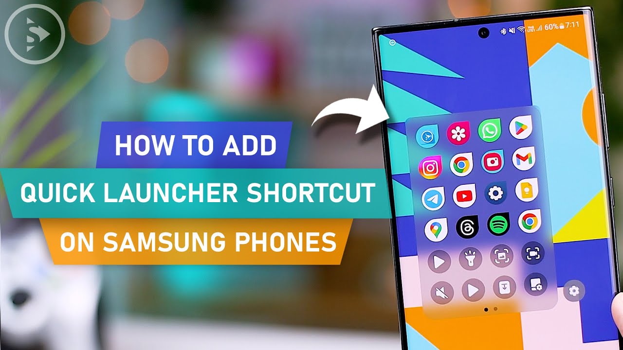 How to Add Quick Launcher Shortcut on Samsung Phones‼️ Newest One Hand ...