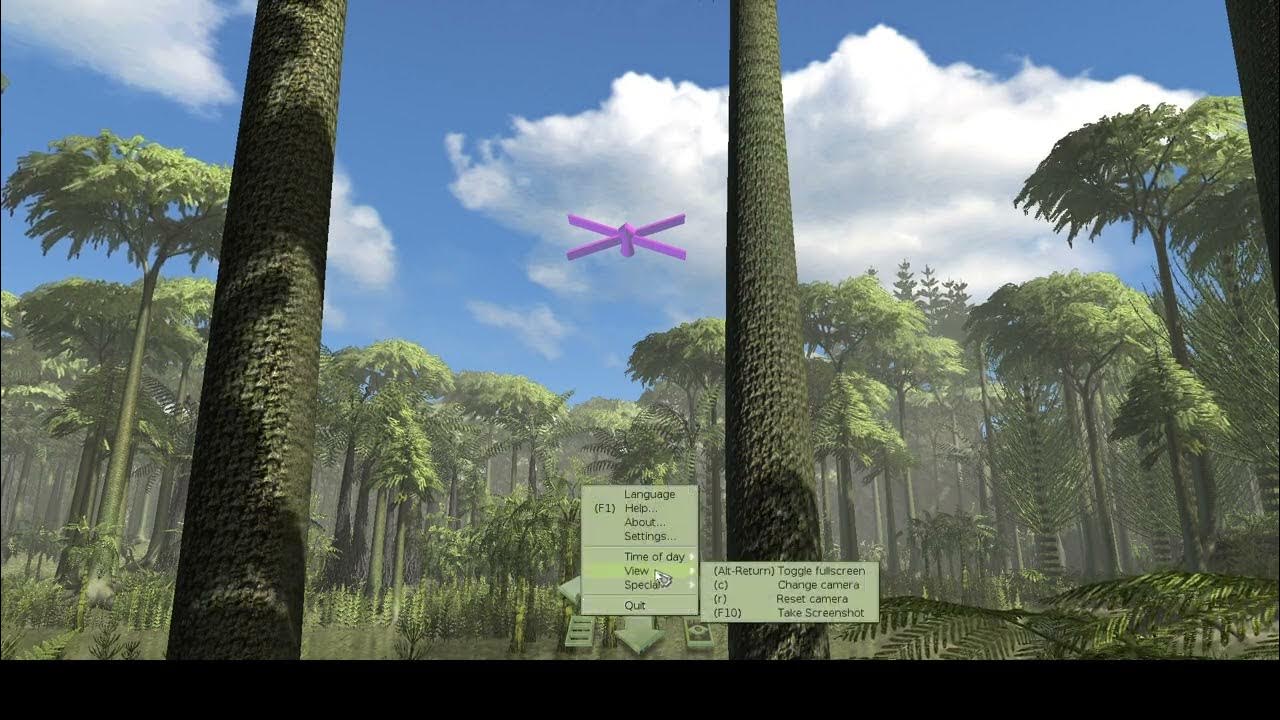 Carboniferous Forest Simulation strange sighting - YouTube