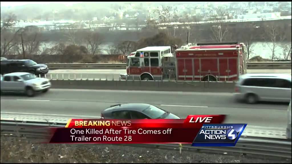 1 dead in Route 28 crash after tire hits car - YouTube