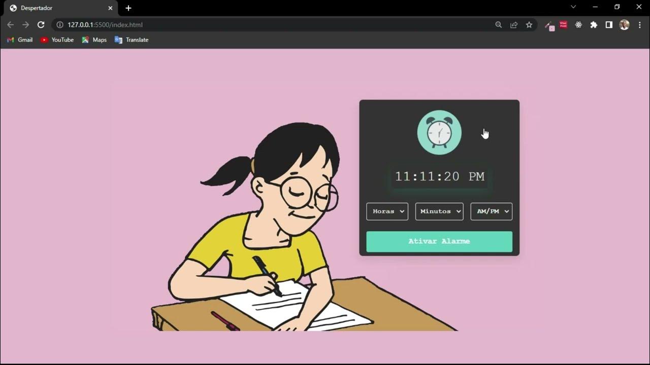 APRENDA A FAZER DESPERTADOR COM [ HTML|| CSS|| JAVASCRIPT ] - YouTube