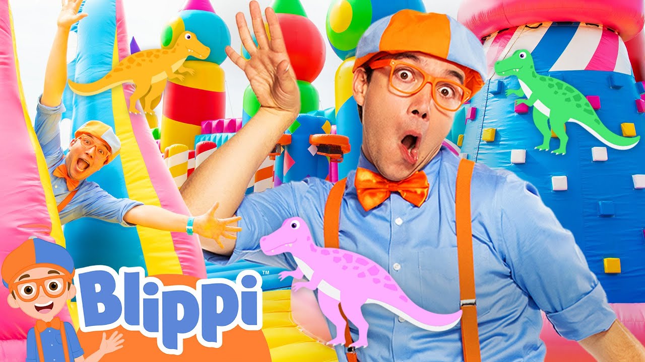 Blippi’s Colorful Dino Dance Party 🦖 🦕 - Blippi's Big 10! | Educational ...