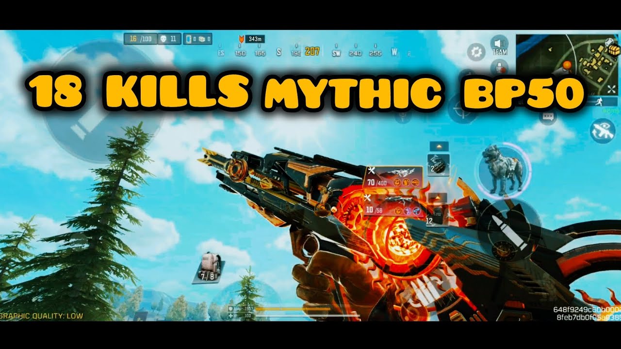 *New* MYTHIC BP50 (18 Kills) SOLO WIN- Cod Mobile - YouTube