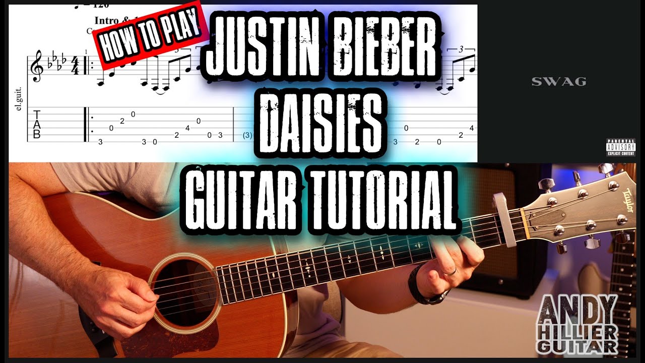 Justin Bieber – DAISIES | Fingerpicking Guitar Tutorial Chords - Chordify