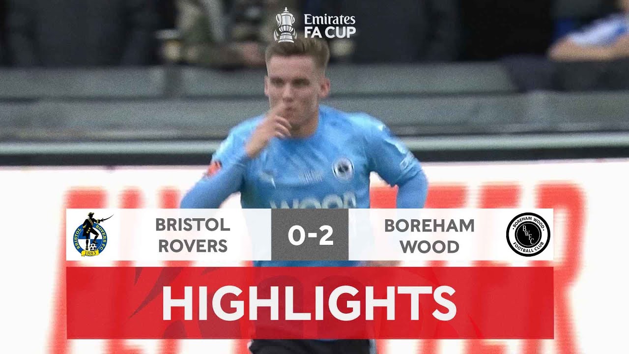 Evans & Stephens See Off The Pirates | Bristol Rovers 0-2 Boreham Wood ...