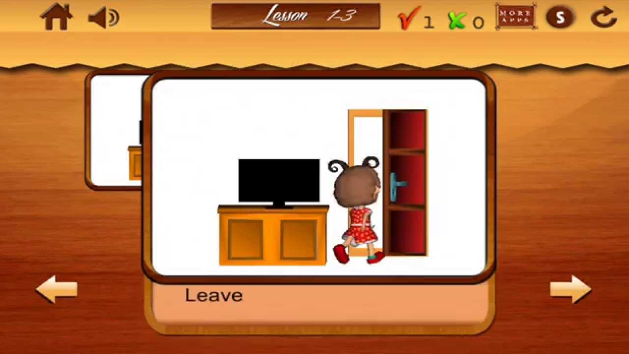 Verbs for Kid 1- Animated English language learning lessons - YouTube